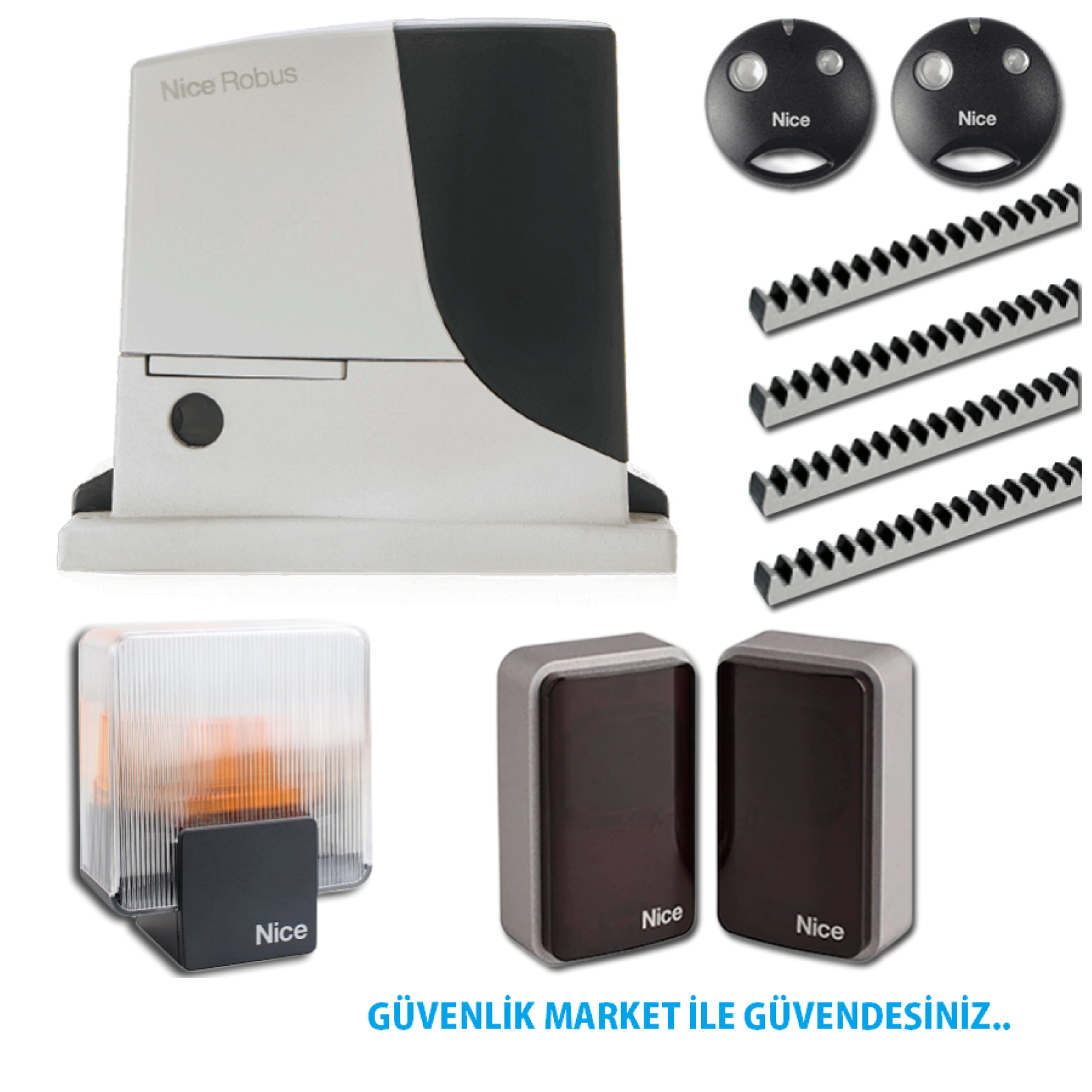 Nice Robus 600 Aksesuarlı Kapı Motoru Kiti - Nice Robus 600 kit özellikleri, En ucuz fiyata ...